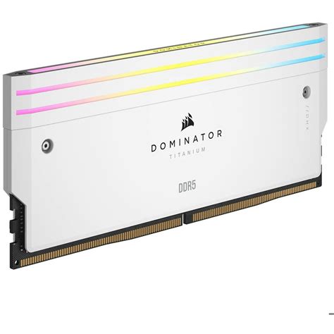 Corsair Dominator Titanium Rgb 64gb Kit 2x32gb Xmp Ddr5 6400 C32 White Ple Computers