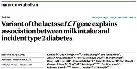 一喝牛奶就闹肚子？《自然》子刊研究建议坚持喝，或对健康有额外好处 知乎