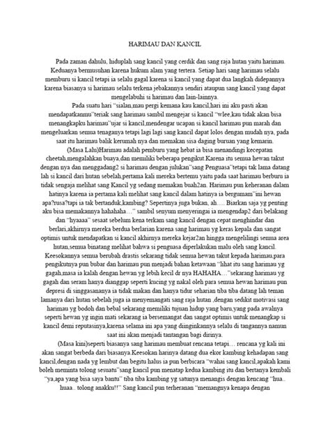 Cerpen Si Kancil Pdf