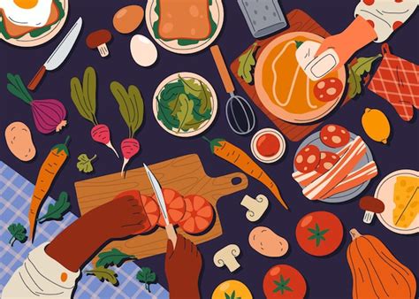 Culinaria Ilustrada Imagens Download Grátis No Freepik