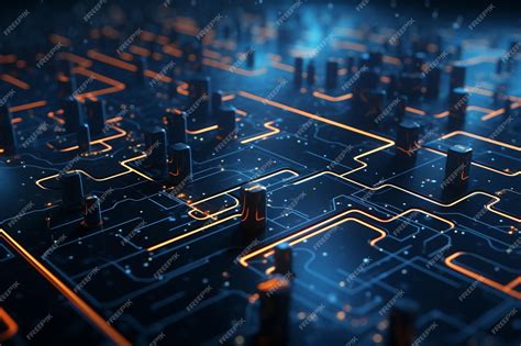 Premium Photo Abstract Representation Of A Data Flow Process