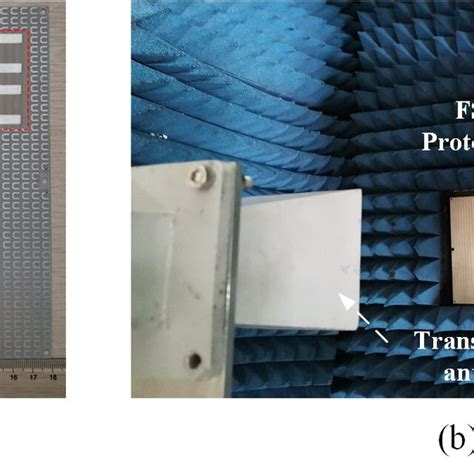 The Measurement Of The Fabricated X Band Design A The Fss Prototype Download Scientific