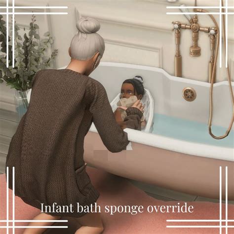 Default Infant Bath Sponge Vixonspixels Sims 4 Sims 4 Custom Content Sims