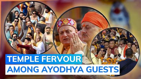Ram Temple Consecration As Pm Led Rituals Inside Watch How Guests
