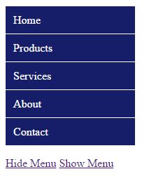 Css Display And Visibility Examples To Show Hide Html Elements