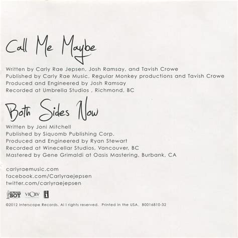 Call Me Maybe Lyrics