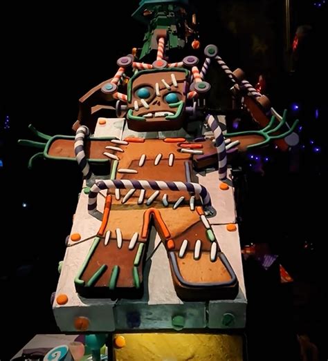 Its Alive Check Out This Years Gingerbread House Inside Disneylands