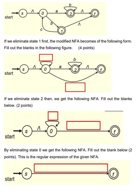 Solved To Transform The Following Nfa To A Regular