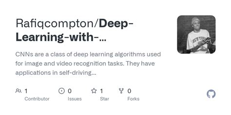 GitHub Rafiqcompton Deep Learning With Convolutional Neural Networks CNNs CNNs Are A Class