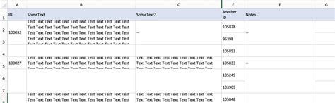 Excel Wrap Text Of A Sheet With Merged And Not Merged Cells Stack Overflow