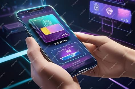 Advanced Secure Mobile Payment System With Holographic Interface And Digital Wallet Premium Ai