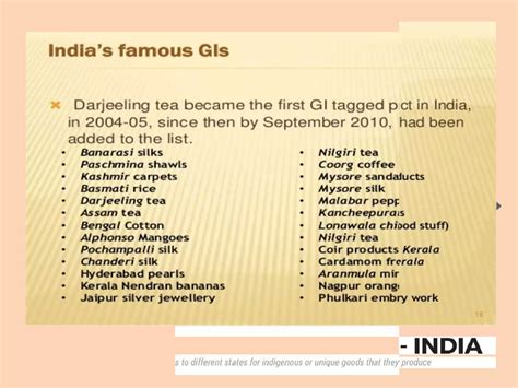 Geographical Indication Gi Ppt