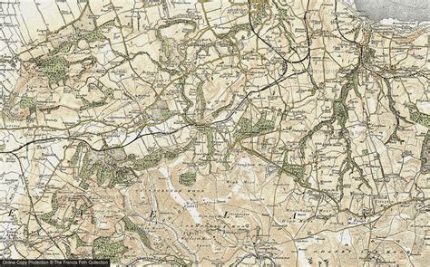 Historic Ordnance Survey Map Of Slapewath 1903 1904