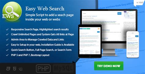 Easy Web Search Simple Search Engine To Your Web Site Premium