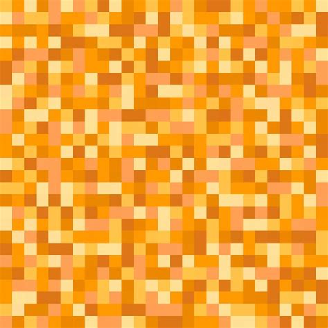 Patrón o fondo de píxeles naranja en pixel art Vector Premium