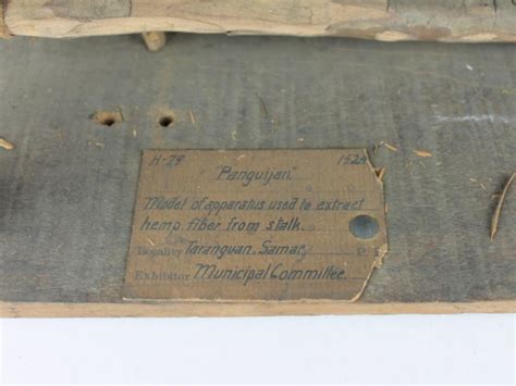 Model Hemp Extractor National Museums Liverpool