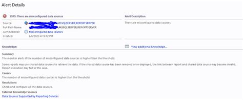 Ssrs There Are Misconfigured Data Sources Microsoft Qanda