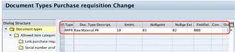 Sap Mm Define Document Types For Purchase Requisition