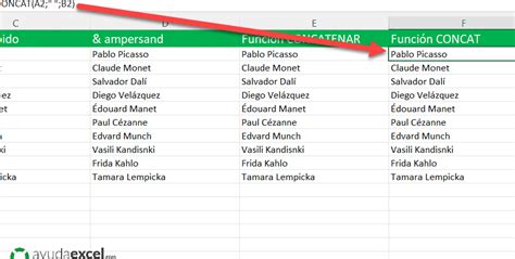 Concatenar En Excel Aprende A Unir Y Combinar Datos De Manera Eficiente Jmj InformÁtico