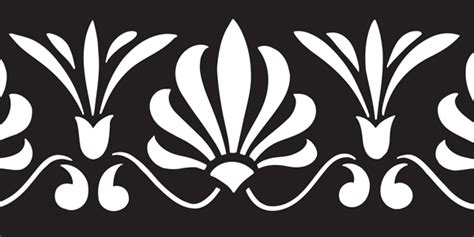 53 271 Classical Border Stencil Library