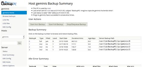 Backup Server Ns Computing