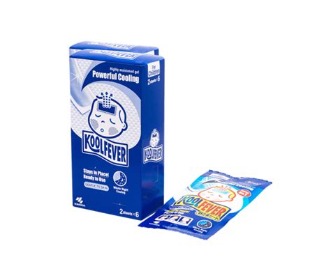 Miếng Dán Hạ Sốt Kool Fever Hộp 6 Gói X 2 Miếng