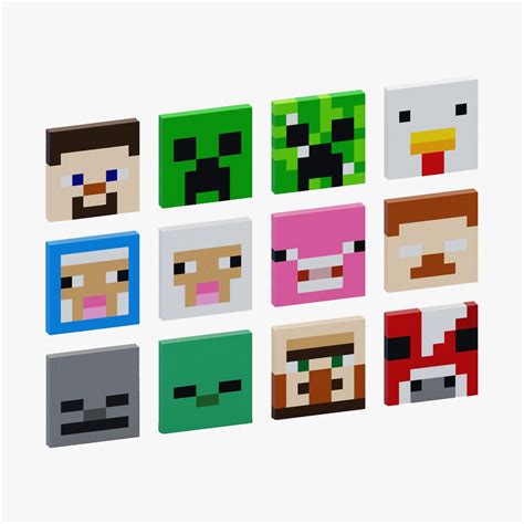 3d Minecraft Characters Turbosquid 1952464