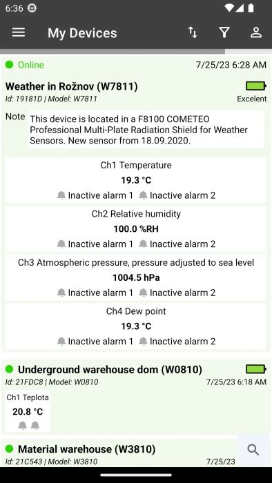 Comet Cloud Lite Androidandios Application For Comet Cloud Monitoring And Alarming Software