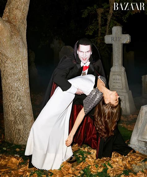 Miranda Kerrs Halloween Shoot For Snapchat Founder And Harpers Bazaar