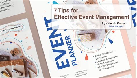 7 Tips For Effective Event Management Vinoth Event Manager
