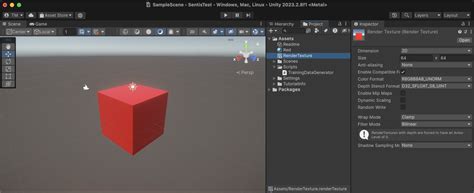 Unity Sentisの試用 Mukai Laboratory
