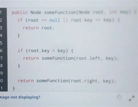 Public Node SomeFunction Node If Root Null StudyX