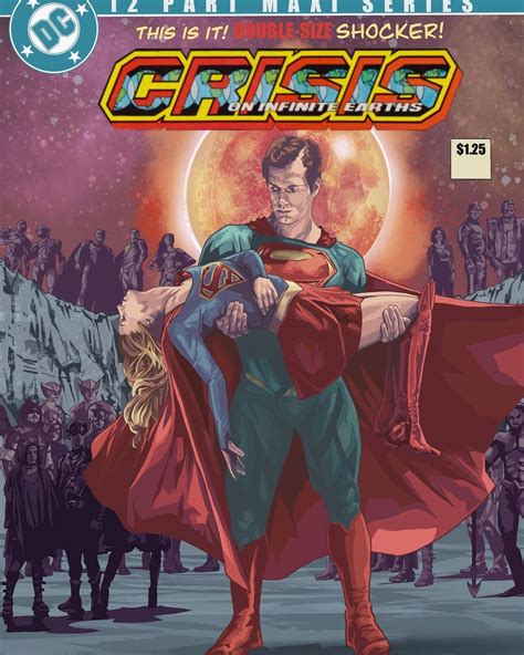 Crisis On The Infinite Earths Superman Artwork Superman Art Comic