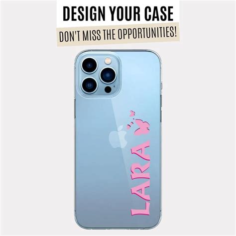 Clear Lara Case With Name Design