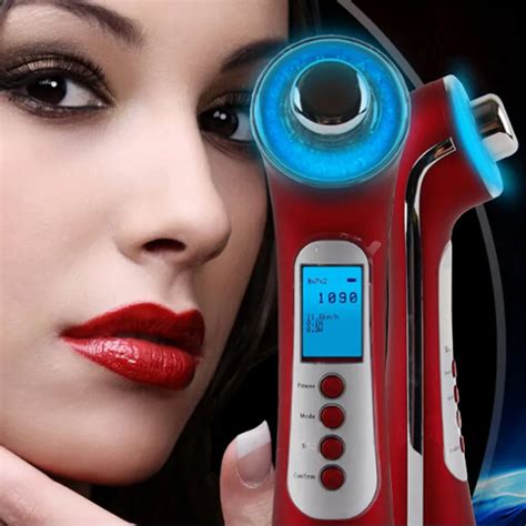 3mhz Ultrasonic Massage Skin Care Galvanic Led Photon Facial Deep