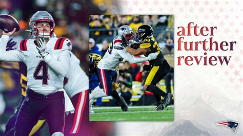 After Further Review Breaking Down The Patriots Offense Bailey Zappe