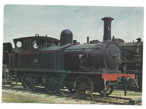 Old Postcard South Australian Railways Locomotive P Class No 117 5