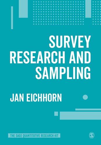 Survey Research And Sampling The Sage Quantitative Research Kit Pdf Epub Version Controses