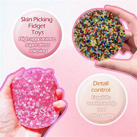 Fidget Pad Christmas Silicone Sensory Fidget Toy For Skin Picking