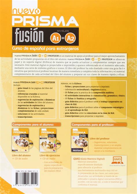 Nuevo Prisma Fusión A1 A2 Libro del profesor