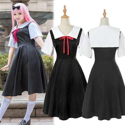 New Kaguyasama Love Is War Shinomiya Kaguya Fujiwara Chika Cosplay