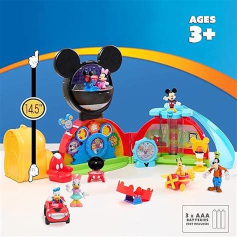 Disney Jr Mickey Mouse Clubhouse Deluxe 28 Inch Playset With 2