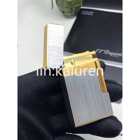 【老煙酒】lsdupeng朗聲打火機 S T Dupont都彭全銅打火機 充氣砂輪側滑點煙器 蝦皮購物