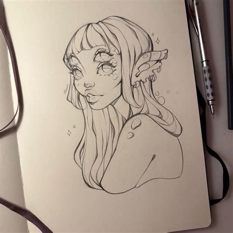 Oc Drawings Cool Art Drawings Drawing Sketches Portrait Drawing