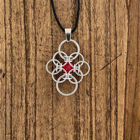 Wire Wrapped Stone Pendant Necklace