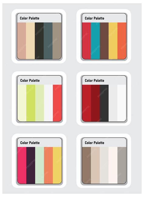 Premium Vector Color Palette Vector Art