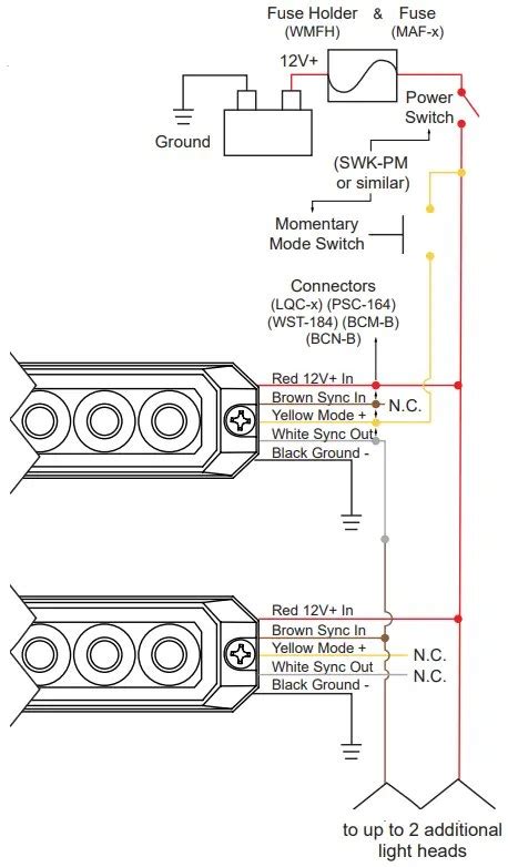 3 Wire Strobe Light Wiring Diagram