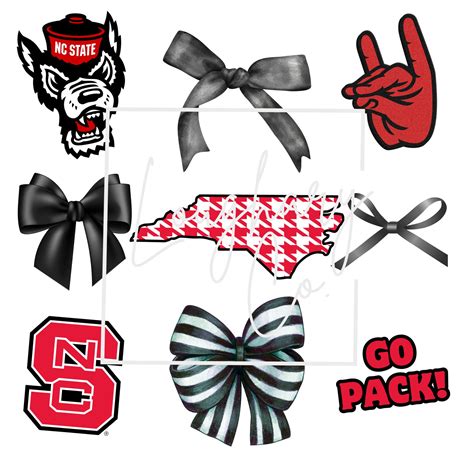 Nc State Wolfpack Svg Wolfpack Png Coquette Nc State Digital File Shirt