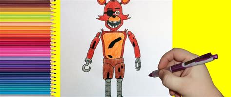 Как нарисовать фокси из 5 ночей с фредди Как нарисовать Фокси из фнаф — Артист Ойл