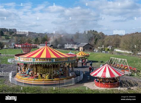 The Victorian Fairground At Beamish Living Museum North East England